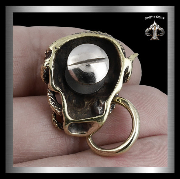 Biker Skull Snake Medusa Wallet Chain Connector Concho – Biker Jewelry ...